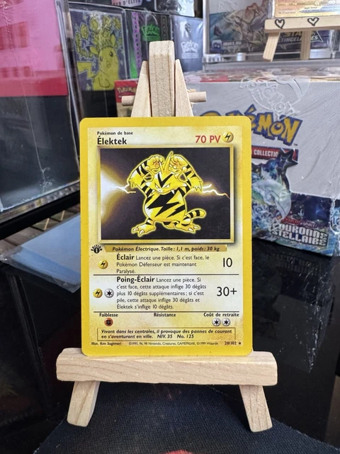 CARTE POKÉMON ÉLEKTEK 20/102 EDITION 1 ED1 Set de Base VF FR EUR 55,00 ...