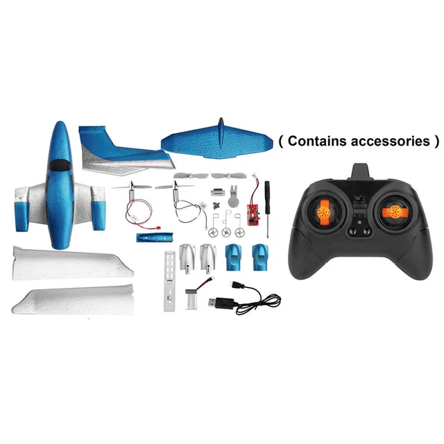 RC DIY ASSEMBLE Plane Fixed Wing EPP Foam Airplane Remote Control ...