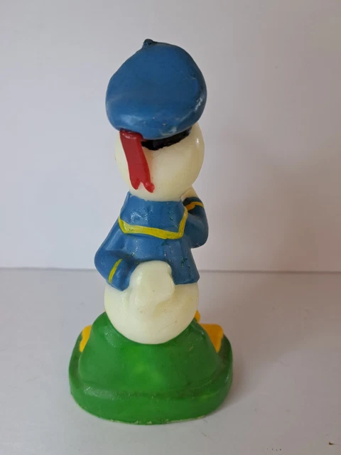 VINTAGE WALT DISNEY Donald Duck Shaped Candle Hand Painted 1983 £19.83 ...