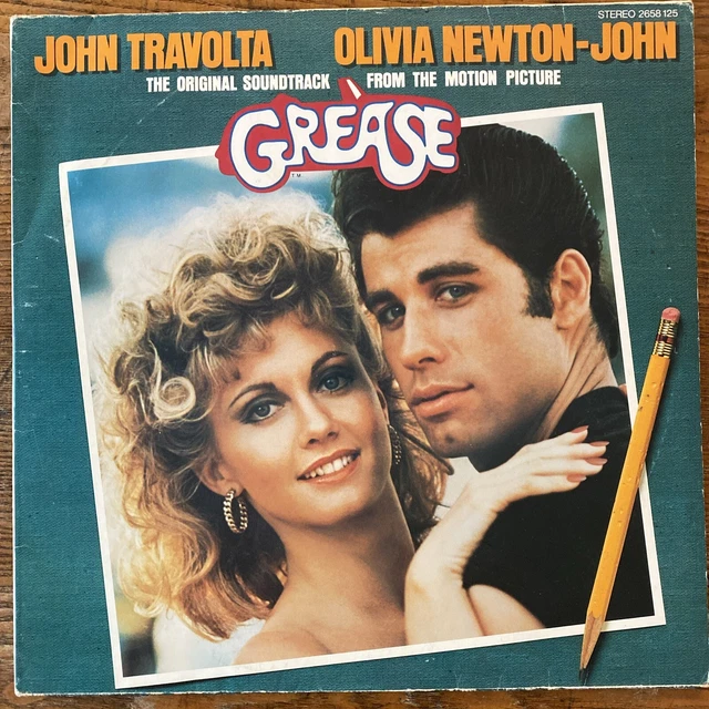 GREASE - SOUNDTRACK - John Travolta Olivia Newton-John Vinyl 12“ Guter ...