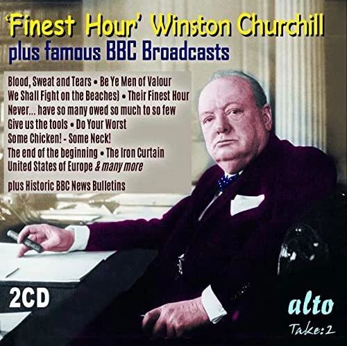 WINSTON CHURCHILL / BBC Bulle Finest Hour Winston Churchill's Greatest ...