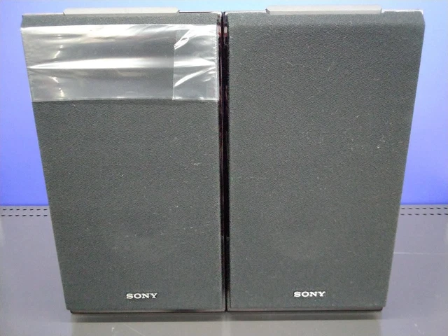SONY SS-HW1 BOOKSHELF Speakers Pair 3-Way Super Tweeter Fine Tested ...