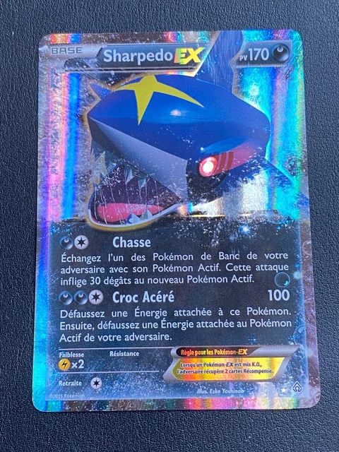 CARTE POKEMON FR Xy Primo Choc - Sharpedo Ex 91/160 Ultra Rare - Nm EUR ...