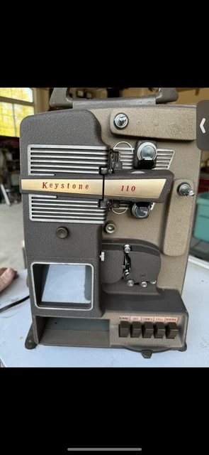 VINTAGE KEYSTONE MODEL 110 16mm Movie Projector $99.99 - PicClick