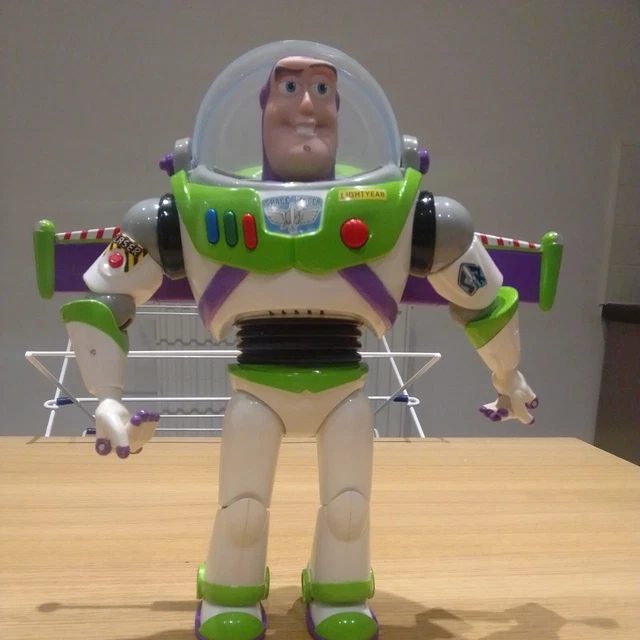 TOY STORY BUZZ Lightyear Thinkway Toys Flashing Wings Laser £14.00 ...