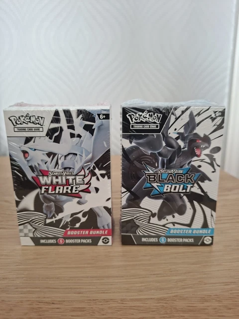 POKEMON BLACK BOLT & White Flare Booster Bundle Pokemon Center New And ...