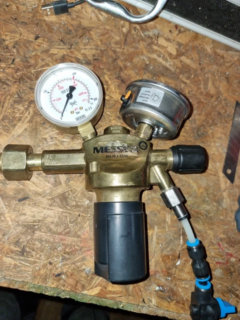 MESSER CONSTANT 2000 Flaschendruckregler Flaschendruckminderer ...