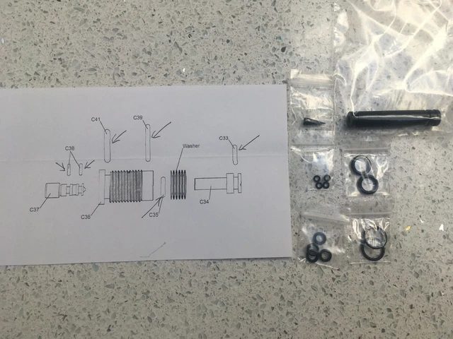 FX IMPACT / Crown / Dreamtac / Maverick AMP REG O RING KIT WITH TOOLS £ ...
