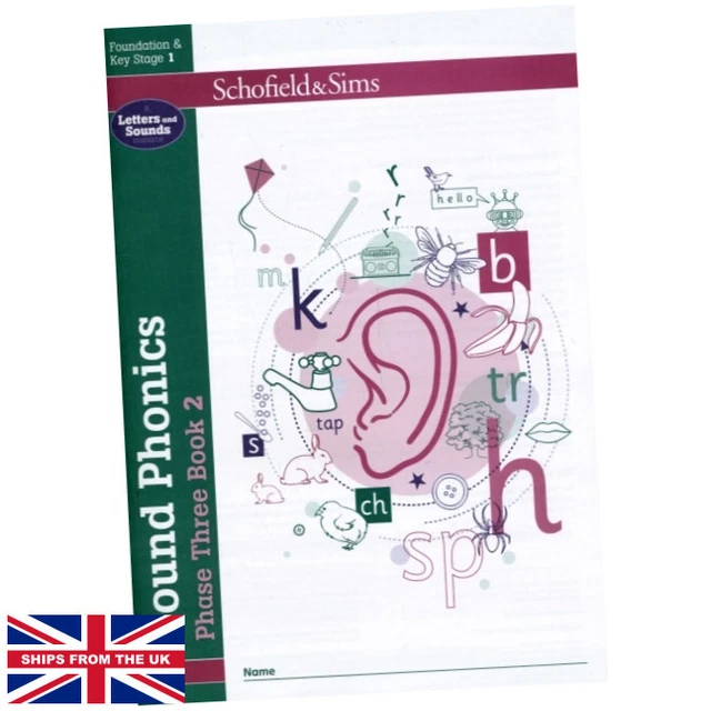 SOUND PHONICS PHASE Three Book 2 - Schofield & Sims (Paperback) - EYFS ...