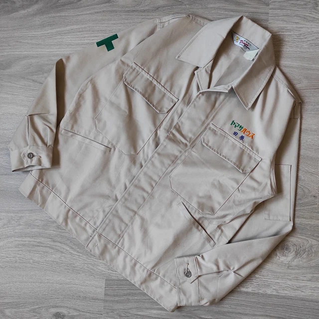 VINTAGE JAPANESE WORK Jacket Tomoe Sakura Jichodo Made In Japan Workwear Sz M EUR 39,00 ...