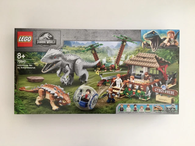 Lego Jurassic World Indominus Rex Vs Ankylosaurus 75941 Excellent