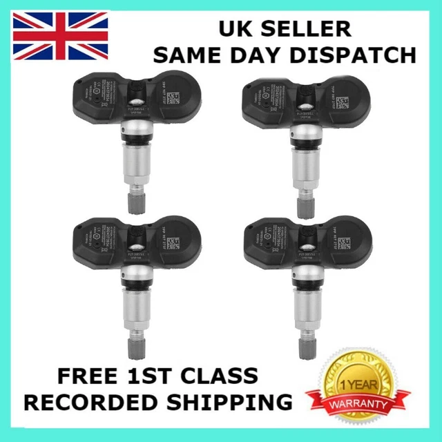 4X TPMS TYRE PRESSURE SENSOR FOR PORSCHE 911 992 3.0 Carrera 19-ON ...