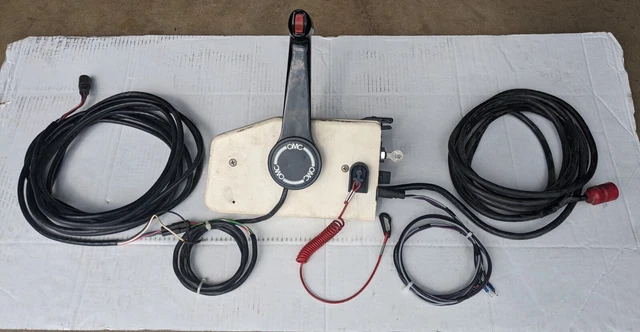 OMC SIDE MOUNT Remote Control Box including full electrical wiring ...