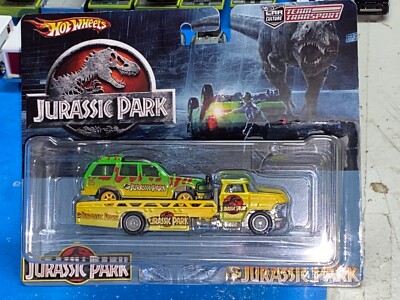 HOT WHEELS TEAM Transport Jurassic Park '93 Ford Explorer & Horizont ...