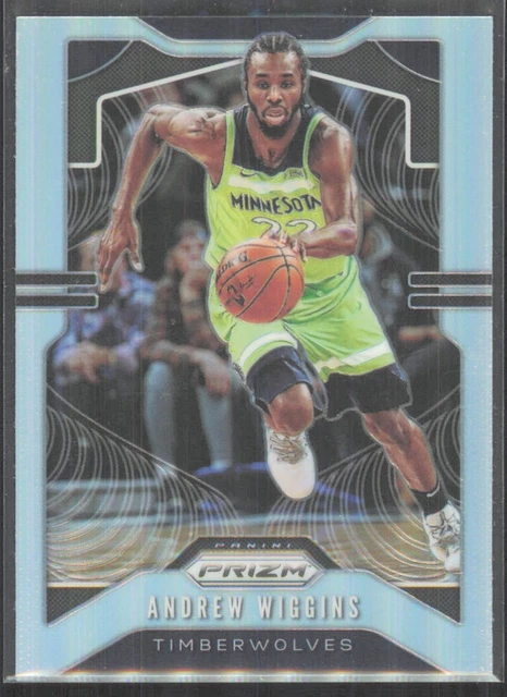 2019-20 PANINI PRIZM argent Andrew Wiggins Minnesota Timberwolves #160 ...