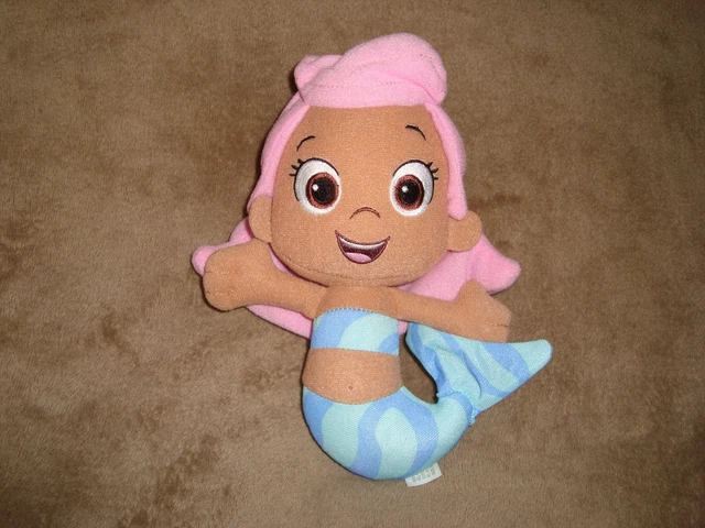 BUBBLE GUPPIES MOLLY Mermaid Fisher Price 2012 Mattel 8"Tall Plush $14. ...
