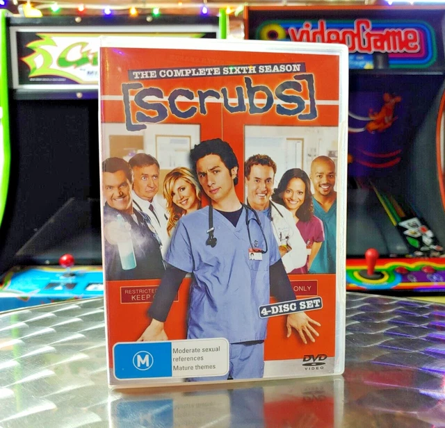 SCRUBS: THE COMPLETE Sixth Season 6 - 4 Disk DVD Set $3.60 - PicClick AU