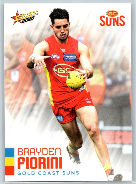 2020 AFL SELECT Brayden Fiorini Gold Coast Suns #82 EUR 0,74 - PicClick IT