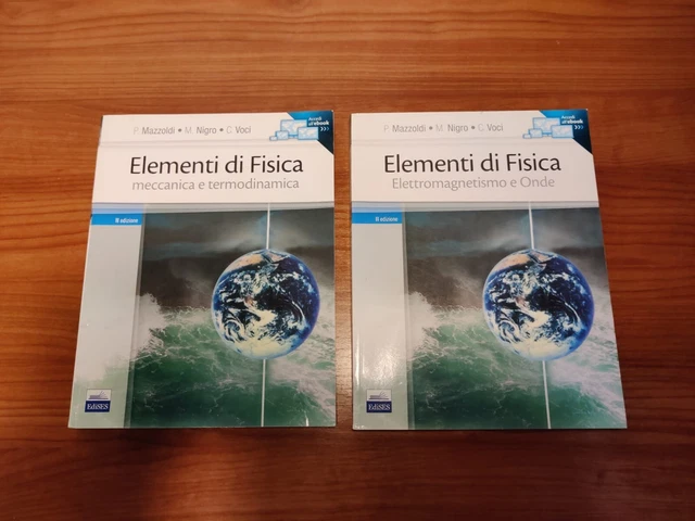 ELEMENTI DI FISICA meccanica e termodinamica, Elettromagnetismo e Onde EUR 40,00 - PicClick FR