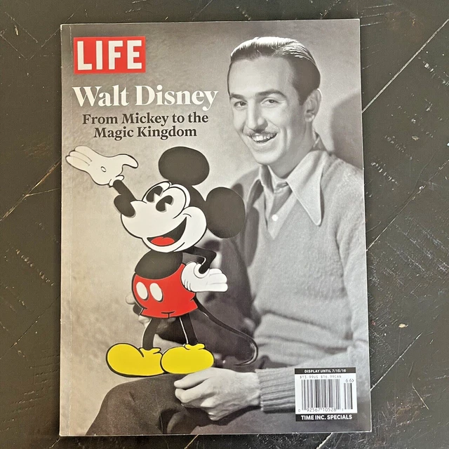 LIFE MAGAZINE WALT Disney from Mickey to the Magic Kingdom Vol. 16 , No ...