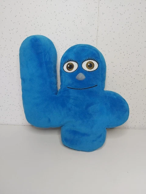 CBEEBIES GENUINE NUMBERJACKS Four 4 Soft Plush Toy Blue 6" RARE 2008 £ ...