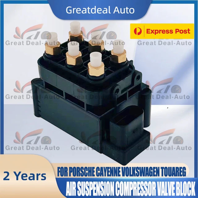 AIR SUSPENSION COMPRESSOR Valve Block For Porsche Cayenne 7L0698014 ...