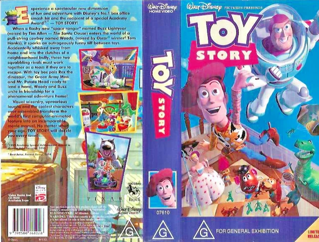 TOY STORY Walt Disney Vhs Video Pal~ A Rare Find $19.99 - PicClick AU