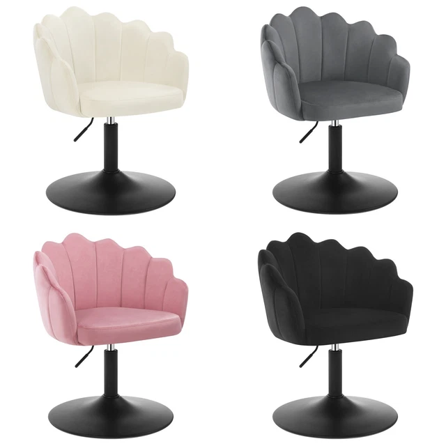 SESSEL SITZHOCKER MIT Lehne Schminkstuhl höhenverstellbar Drehhocker ...