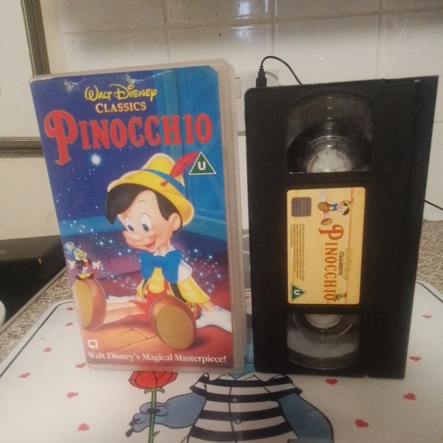 PINOCCHIO (VHS, 1995) Walt Disney Classics Vintage VHS Video Tape VGC £ ...