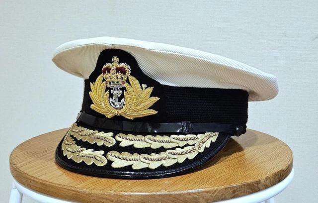 ROYAL NAVY ADMIRAL'S Peaked Hat £363.34 - PicClick UK