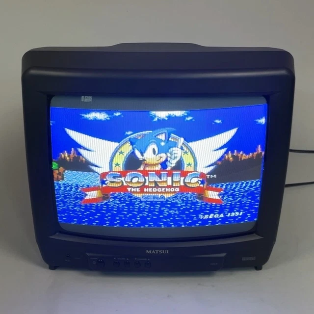 MATSUI 14& INCH Cube CRT TV Retro Gaming Display Scart 14O8R Black ...