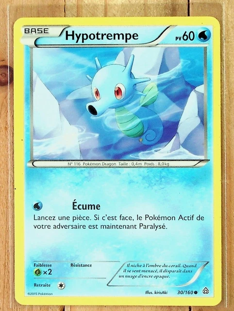 CARTE POKÉMON 30/160 Hypotrempe - XY Primo Choc EUR 2,00 - PicClick FR