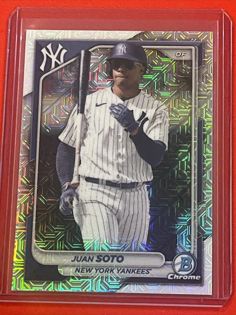 2024 BOWMAN RIFRATTORE cromato Mojo #78 Juan Soto New York Yankees EUR 2,24 - PicClick IT
