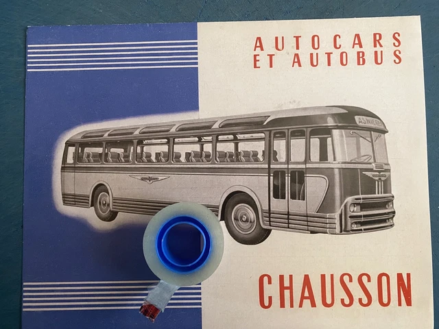 FAC SIMILE BROCHURE Autobus CHAUSSON anni’ 60 EUR 15,00 - PicClick DE