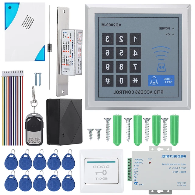ELECTRIC STRIKE NO Lock Single Door Card Password Access Control Keypad ...