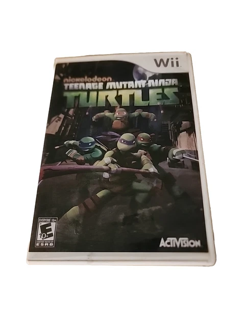 NICKELODEON TEENAGE MUTANT Ninja Turtles TMNT Nintendo Wii Complet ...