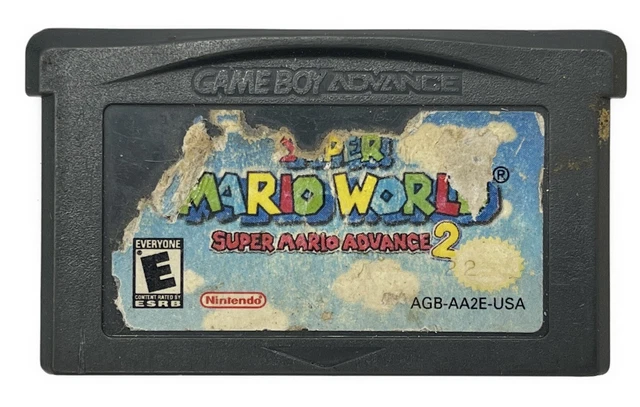 SUPER MARIO WORLD Super Mario Advanced 2 GBA jeu Gameboy Advance ...