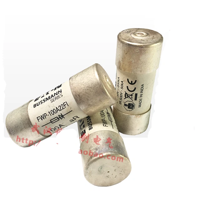 BUSSMANN FWP-100A22FI FWP-100A22F ( 100 Amp ) 100A 700V 22x58mm Fuse ...