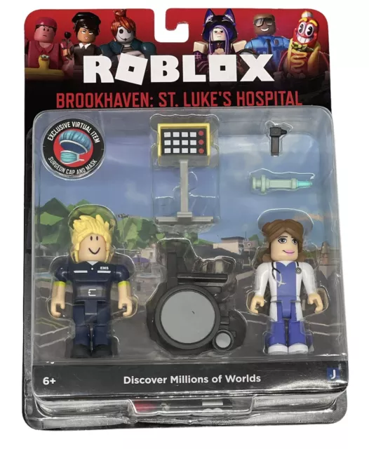 Roblox Brookhaven St Lukes Hospital Figure Pack Doctor Paramedic 13