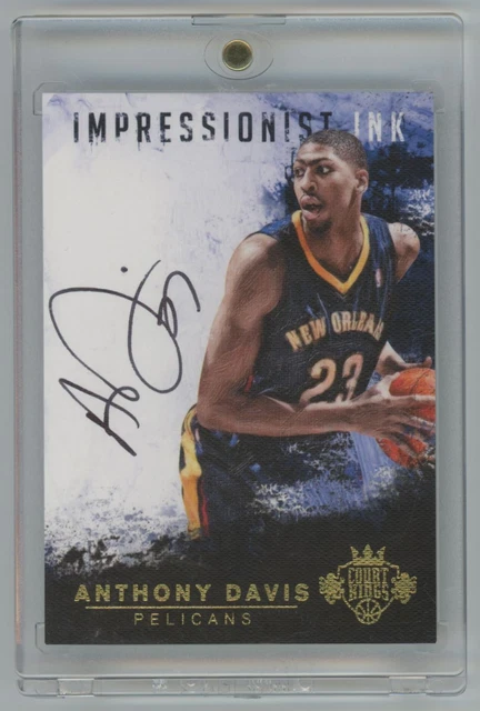 2014-15 ENCRE IMPRESSIONNISTE Panini Court Kings Anthony Davis Auto 12/ ...