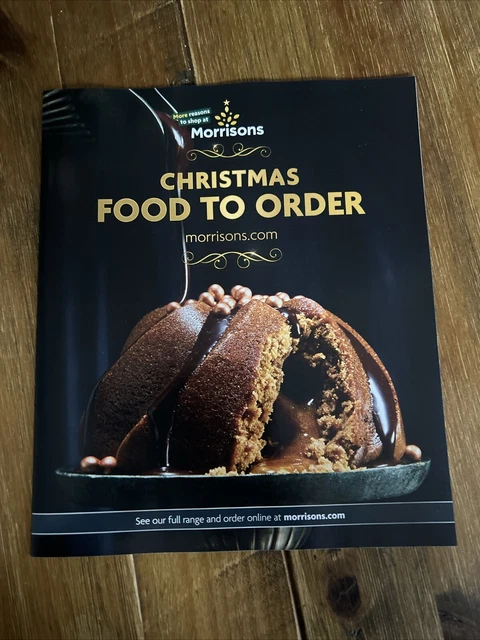 MORRISONS CHRISTMAS FOOD Order Catalogue Magazine New, 2024 £2.50 ...