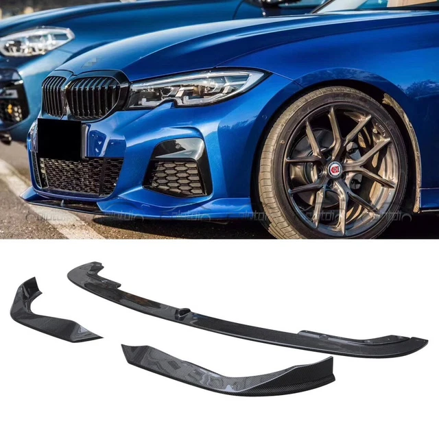 CARBON FIBER AC Style Front Bumper Lip Spoiler & Splitter For BMW G20 ...