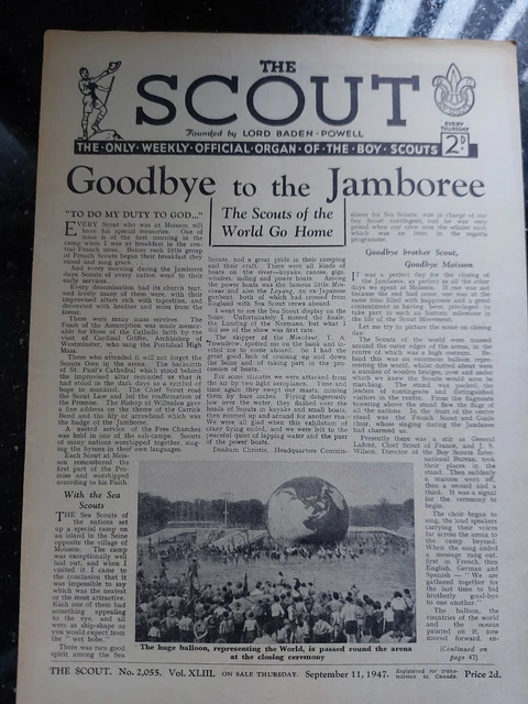 UK SCOUTING 1940'S The Scout Magazine September 11, 1947 EUR 1,19 ...
