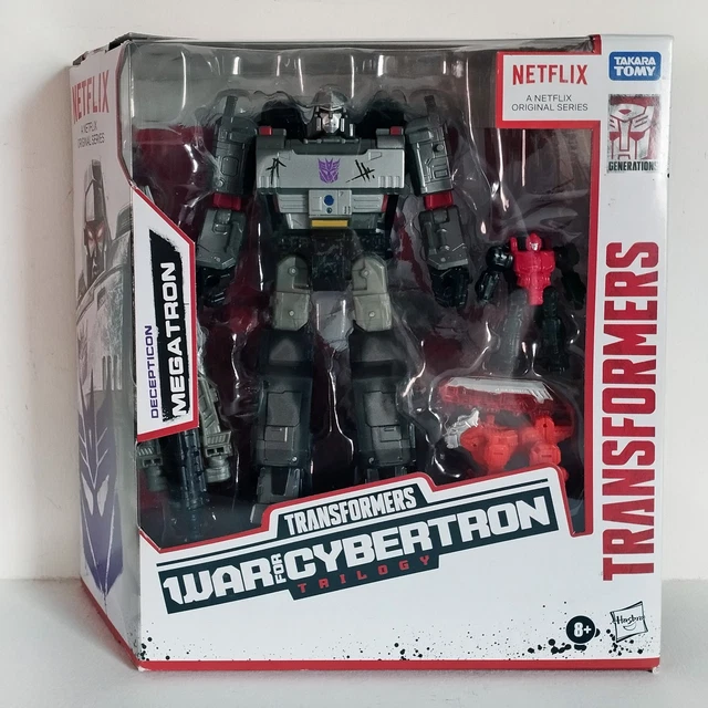 TRANSFORMERS WFC SIEGE Megatron (Netflix) + Pinpointer + Lionizer, 100% ...