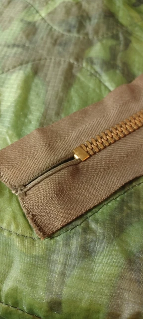 WW2 BRASS TALON Jacket Zipper RARE 20in Bomber G1 G2 Leather Coat Army ...