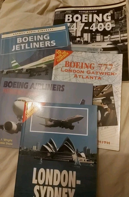 5 BOOKS BOEING 747-400 Boeing Jetliners Boeing Airliners 777 London ...
