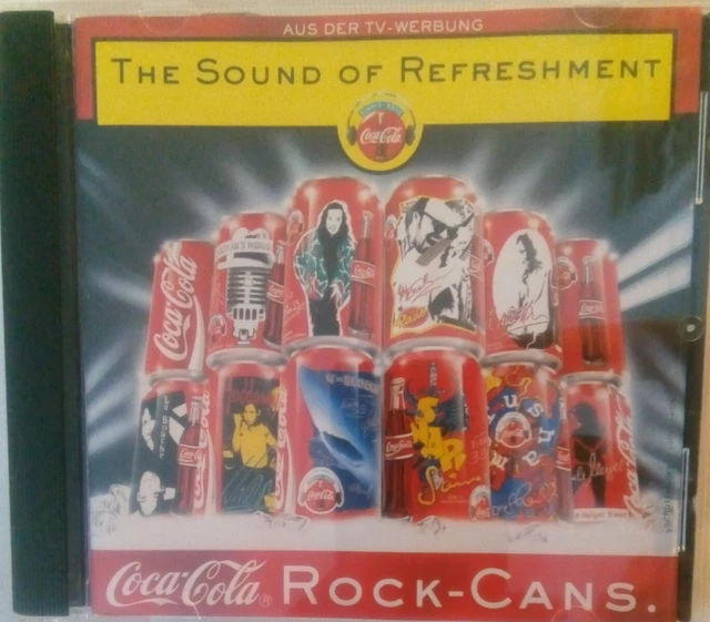 CD COCA COLA Rock Cans-The Sound Of Refreshment 1995 BMG Sampler ...
