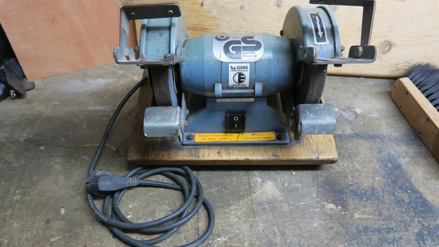 DOPPELSCHLEIFMASCHINE TYP 125 elektra Beckum, Schleifbock Schleifer ...