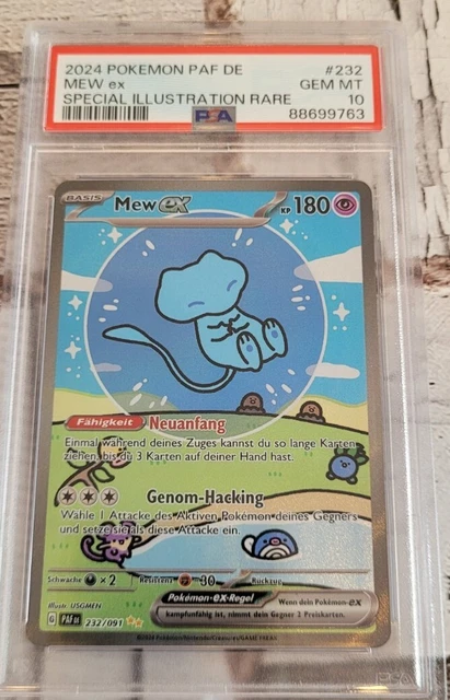 MEW EX | PAF DE 232/091 | Paldeas Schicksale | Pokémon Karte | Deutsch ...