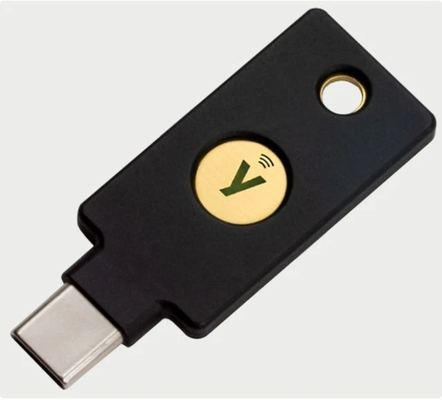 YUBICO 5060408462331 YUBIKEY 5C NFC Key £74.25 - PicClick UK